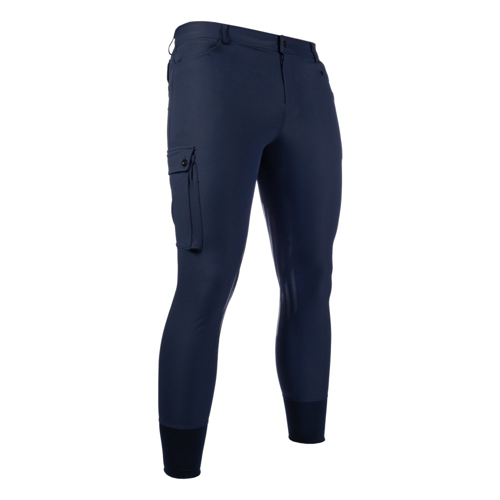Men's riding breeches -Cargo- sil. knee patch